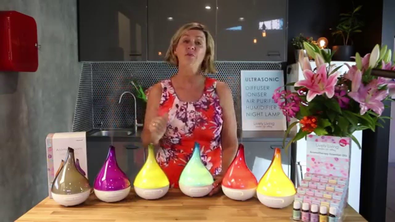 Lively Living - Aroma-Bloom Ultrasonic Aroma Diffuser.