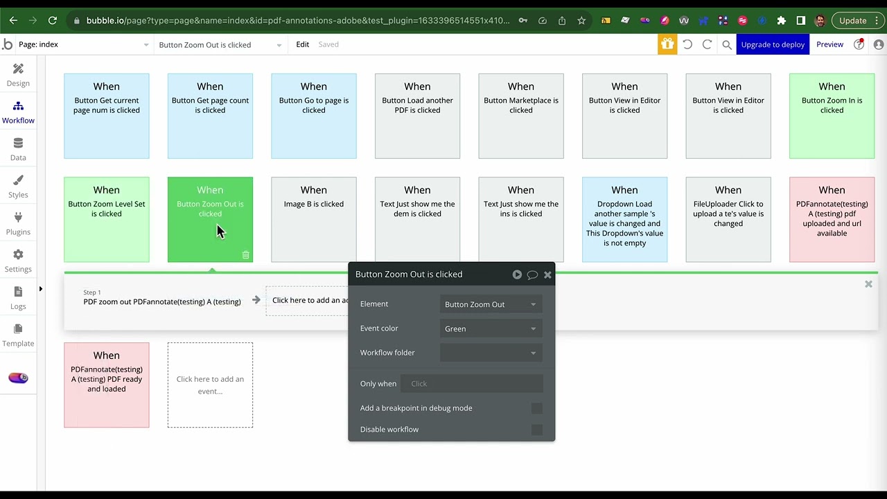 Walk through of how to configure and setup PDF Annotation Plugin for Bubble.io