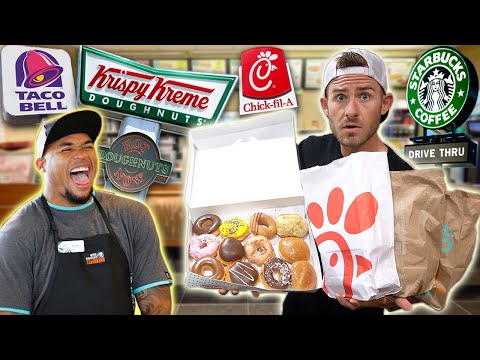 I LET FAST FOOD WORKERS PICK MY FOOD CHALLENGE!