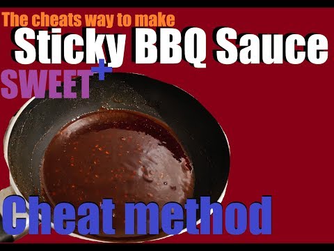 (The cheat method!) Sweet sticky BBQ Sauce