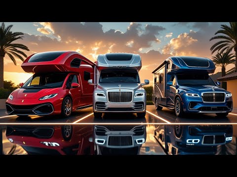 $10M Motorhomes by Ferrari, Rolls-Royce & Bugatti – The Craziest RVs of 2026!