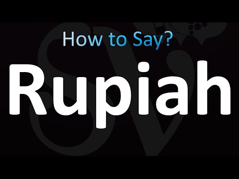 How to Pronounce Rupiah (correctly!)