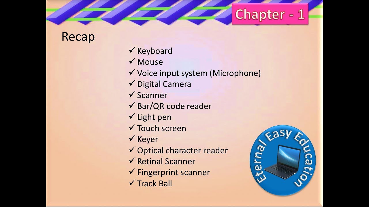 TN +1 computer application and computer application (chapter -1)Input Devices (part 4)