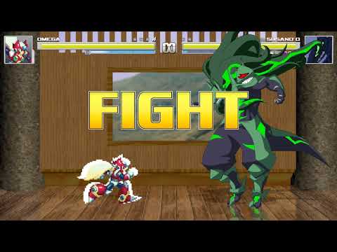 M.U.G.E.N. Omega Zero PS1 vs TEAM ARCADE 4 TURN
