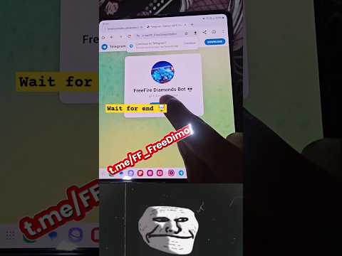 Telegram bot to get unlimited Diamond In Free fire ???? #shorts #gaming #youtubeshorts