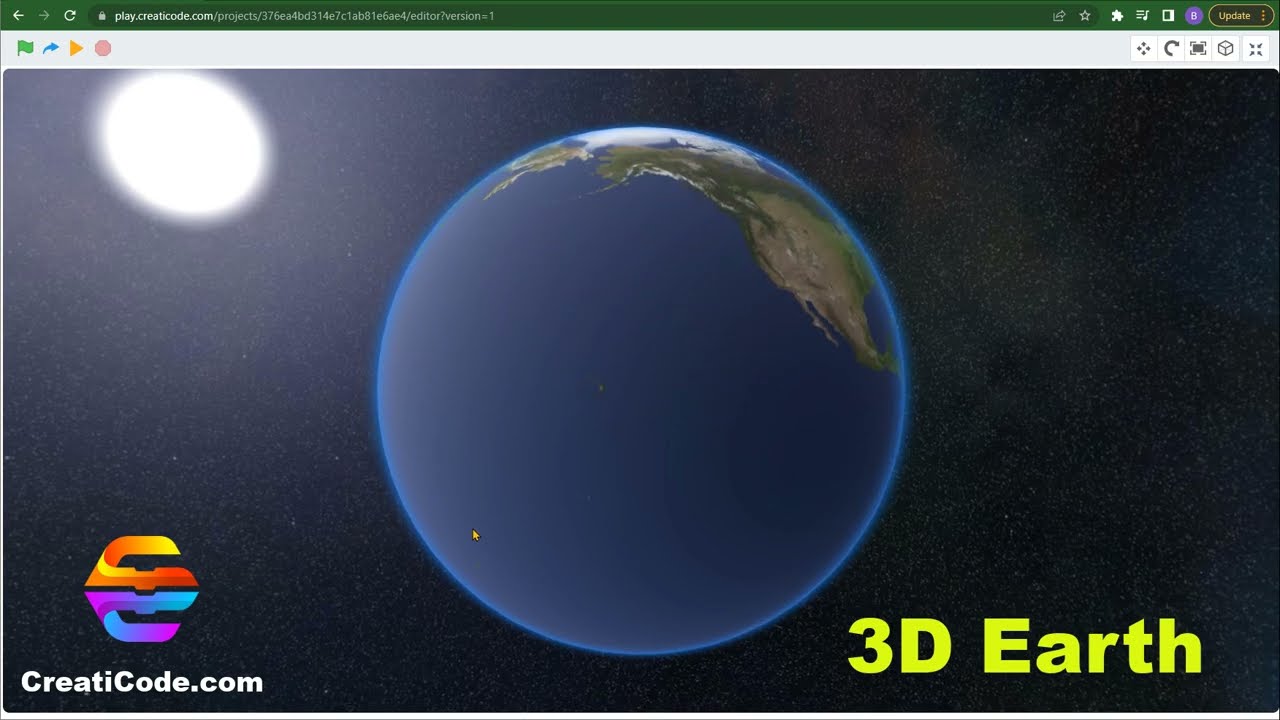 CreatiCode Tutorial - 3D Earth