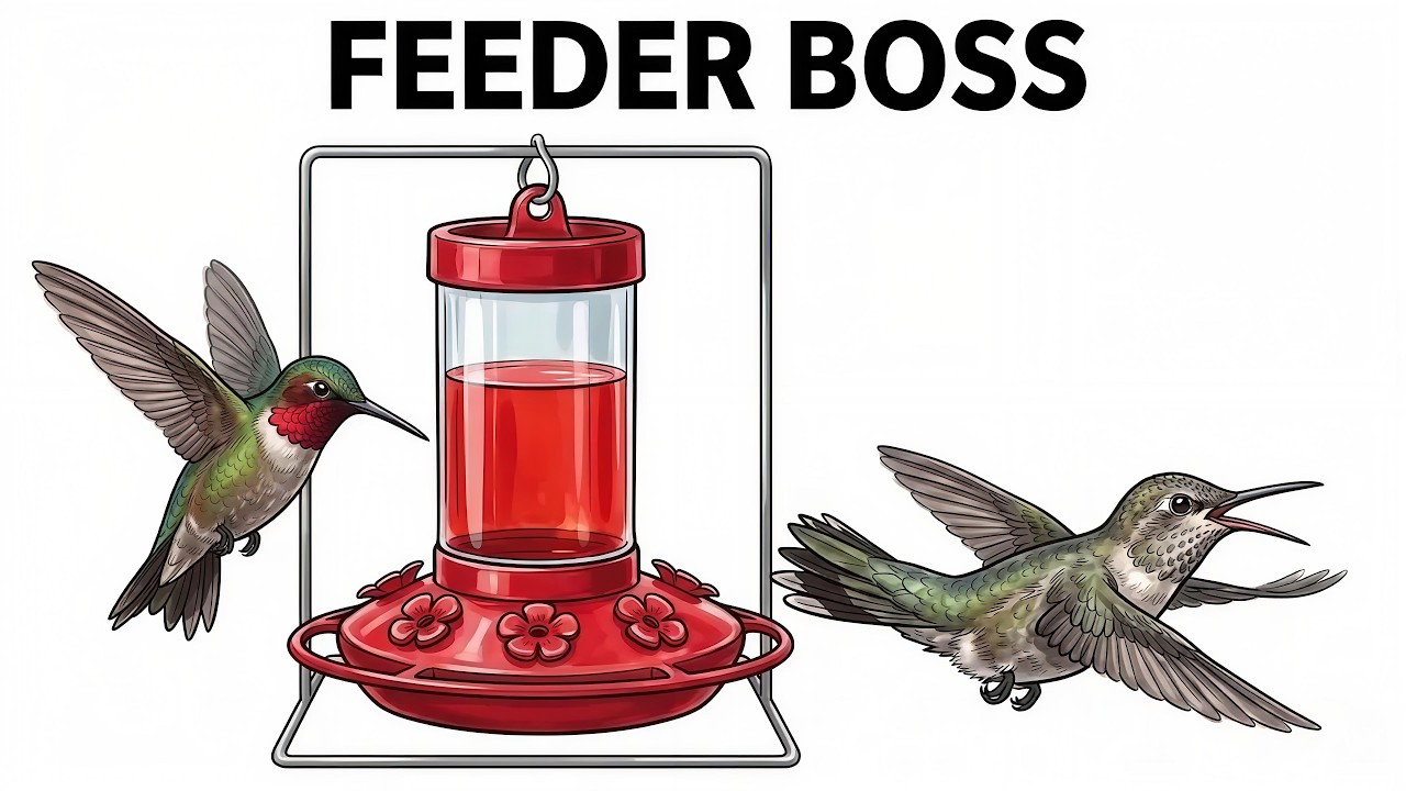 Why Hummingbirds Fight Over Your Feeder — The Territorial System Behind It