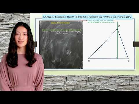 Tracer les hauteurs des triangles (1)