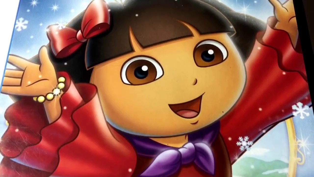Dora The Explorer Christmas Carol Adventure Video / Nick Jr Nickelodeon Cartoon / DVD Collection