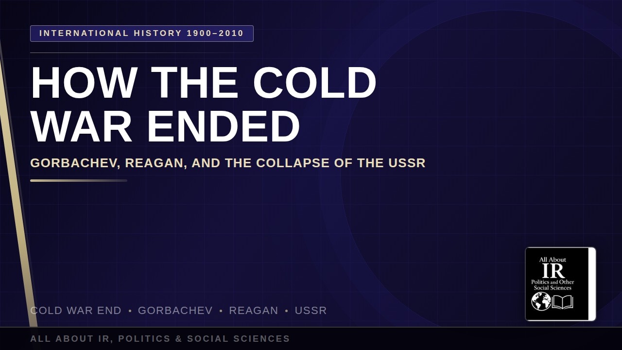 16 International History | How the Cold War Ended - Gorbachev, Reagan, and the Collapse of the USSR