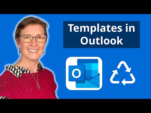 How to create an email template in Outlook