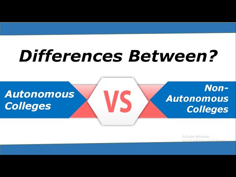 Difference Between Autonomous Colleges and Non-Autonomous Colleges | 2020-21 | EAMCET colleges