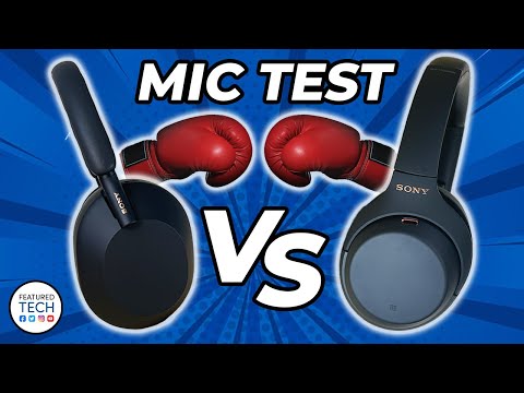 Sony XM5 vs XM4 Headphones Mic Test | Featured Tech (2022)