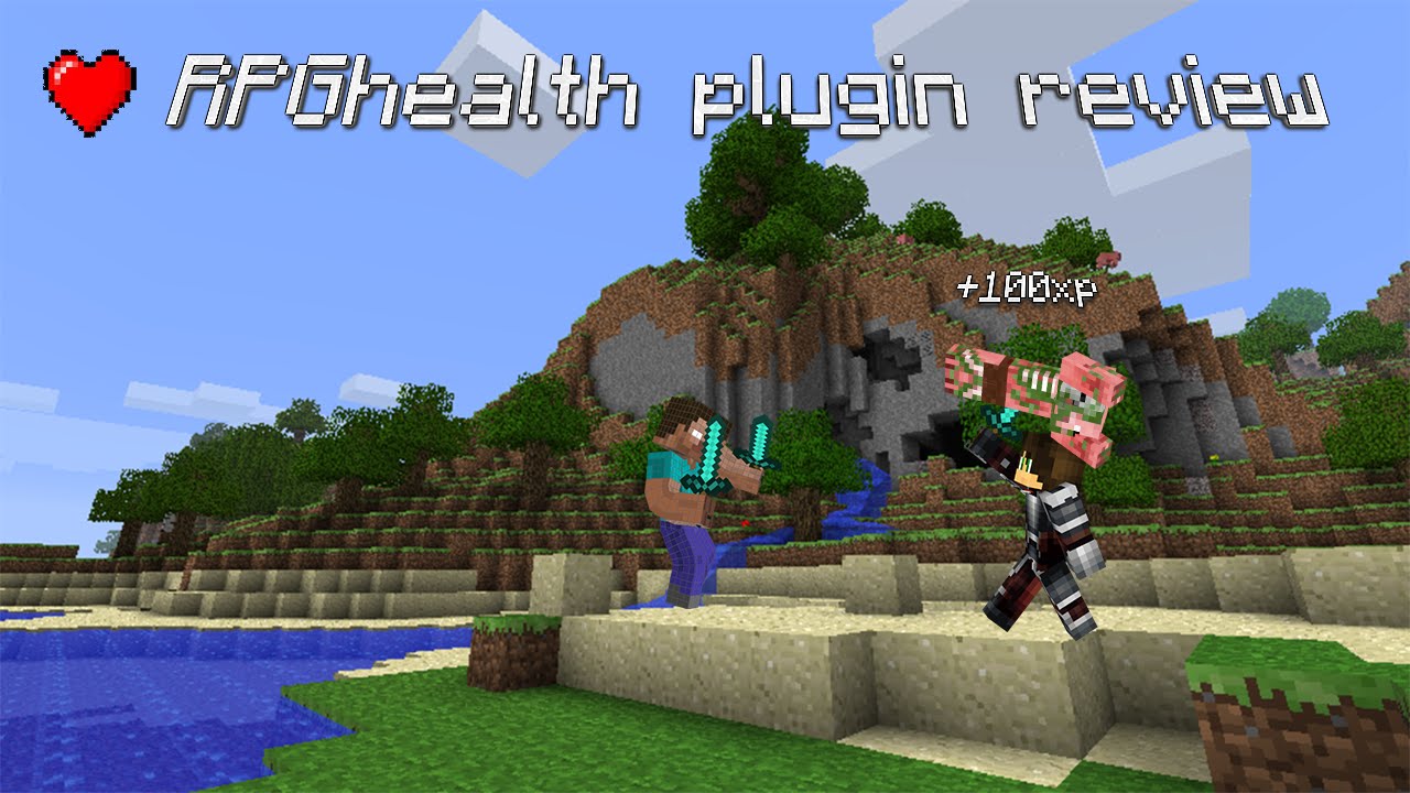 Minecraft Plugin Review: RPGHealth; give your Minecraft Server an RPG Health System