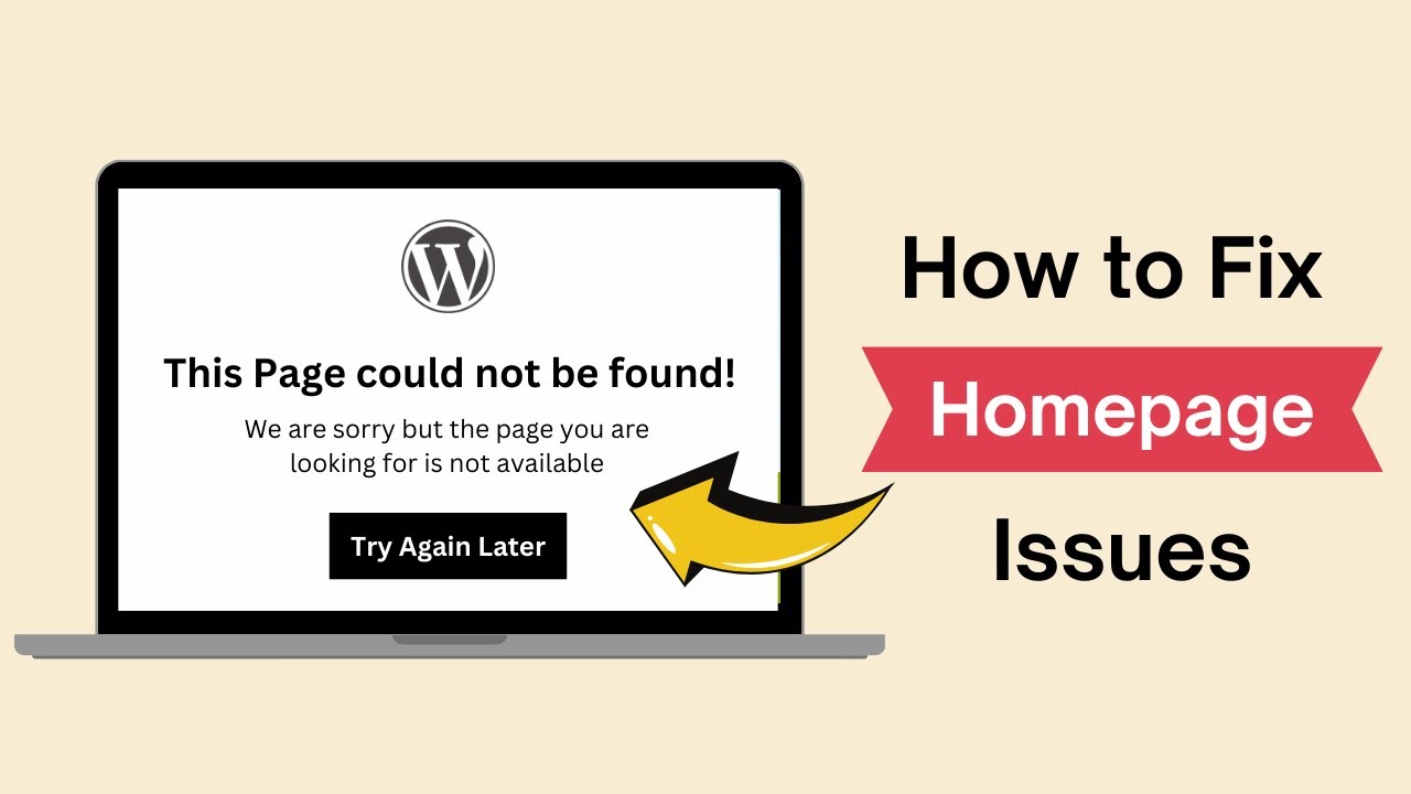 Fix WordPress Homepage Not Showing: Quick & Easy Solutions!