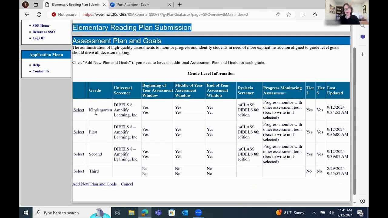 Annual District Reading Plan Report Tutorial