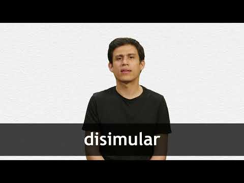 English Translation of “DISIMULAR” | Collins Spanish-English Dictionary