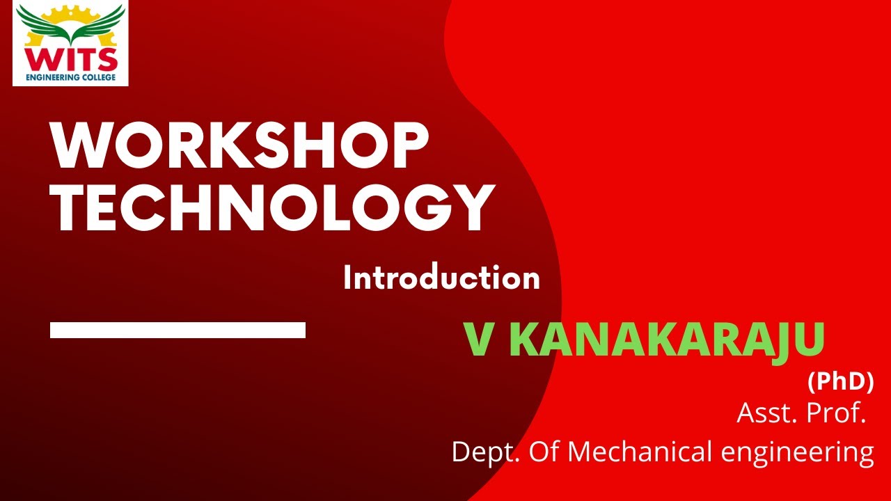 INTRODUCTION TO WORKSHOP TECHNOLOGY // WITSCONNECT