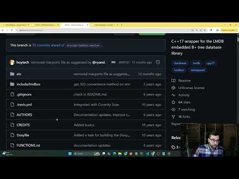 Getting started with the LMDB C++ library
