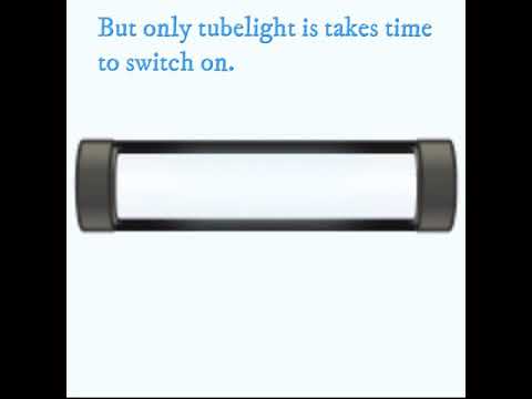 Learn in 60 Seconds// Why Tube Light takes time to switch on? #technology #electrical #automation