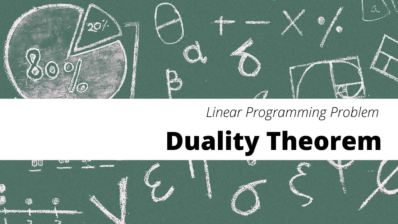 Duality Theorem || Linear Programming Problem || Sasidhar || KLU