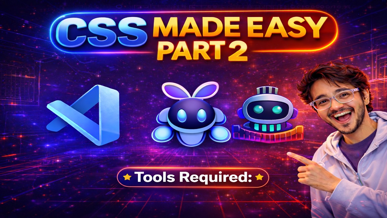 CSS Made Easy With AI 🤖 | Part 2 - Getting Started & First Styling