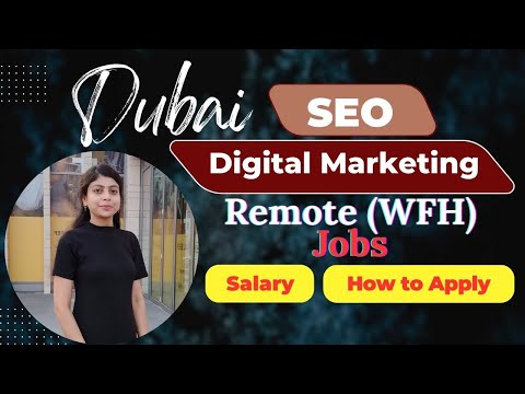 Dubai SEO & Digital Marketing Remote Jobs 2025 | Work from Home Salary + How to Find Jobs Fast