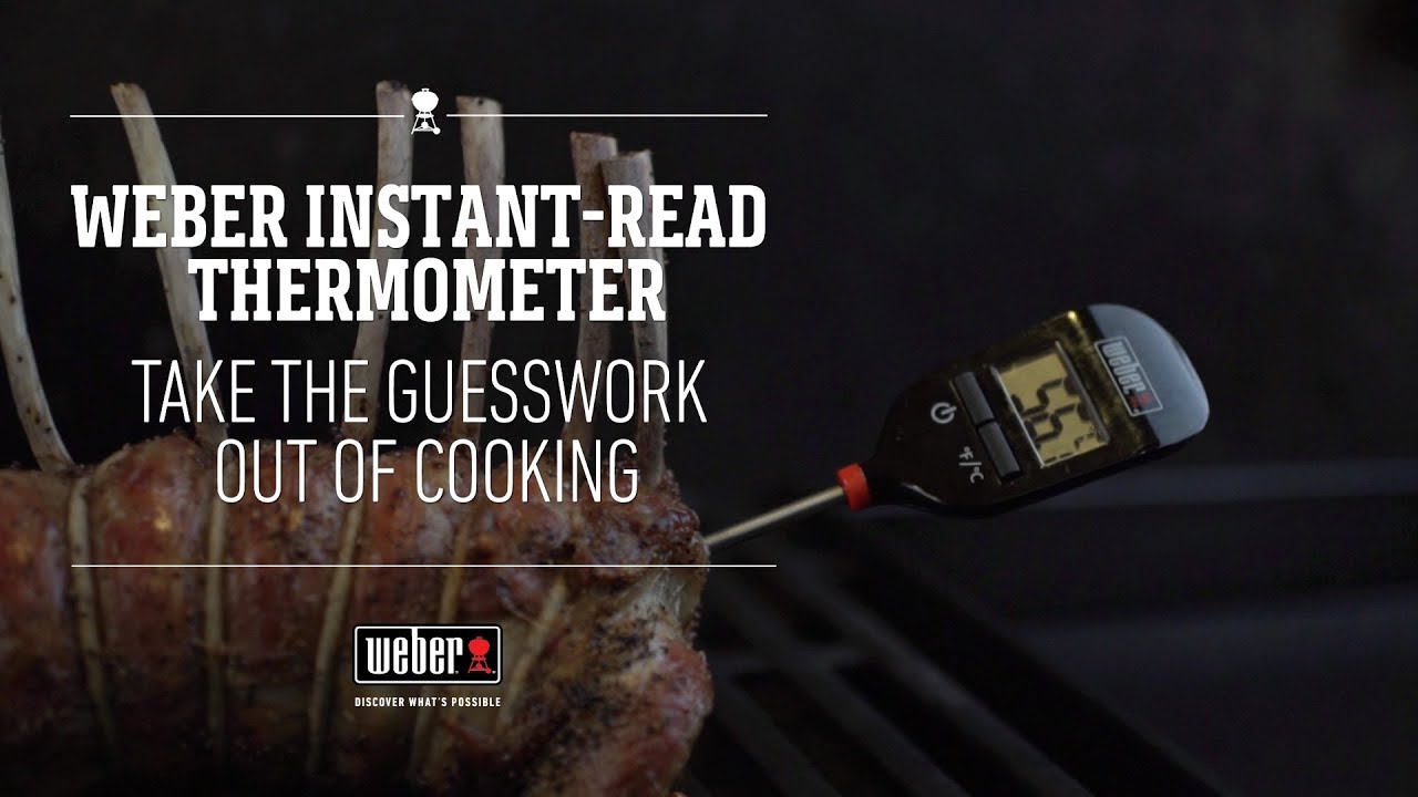 Weber Instant-Read Thermometer - Accurate Cooking Temperatures in a Flash