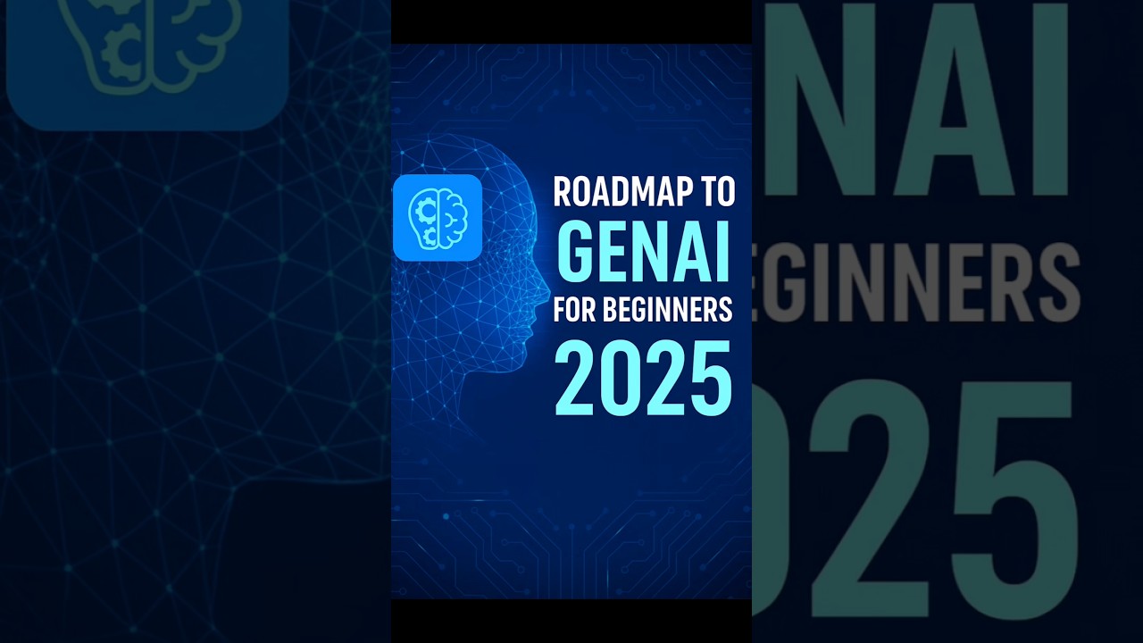 AI Roadmap 2025 🚀 Beginners Guide to Generative AI #shorts #ai #technology