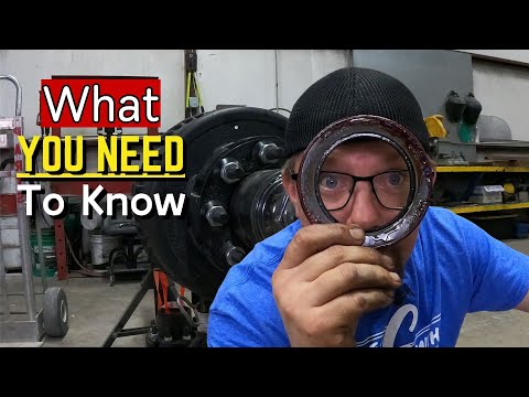How To Replace Trailer Axle Oil Seal