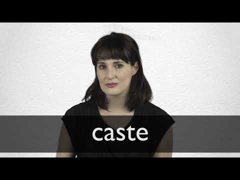 How to pronounce CASTE in British English