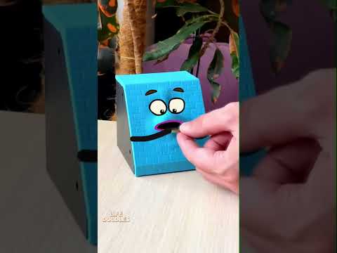 Face Bank | Coin Bank #lifedoodles #shorts #coinbank