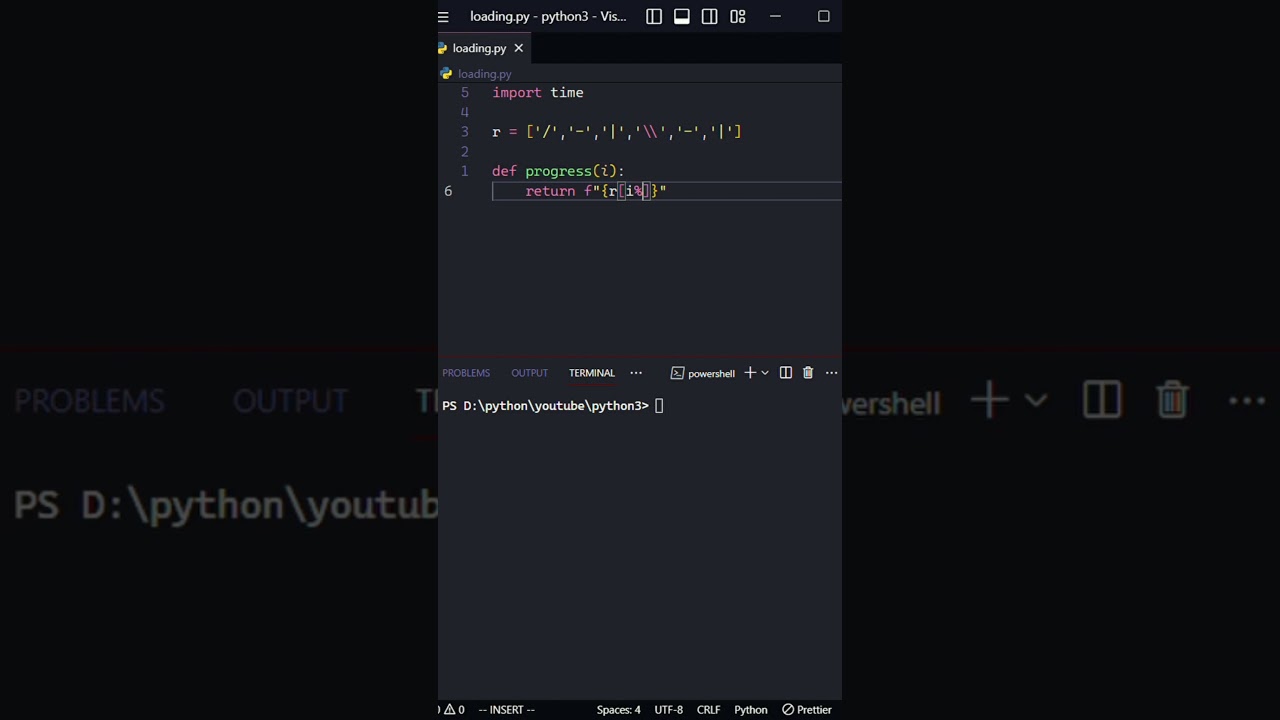 python download animation in console #shorts #coding #python #programming #programmer #codinglife