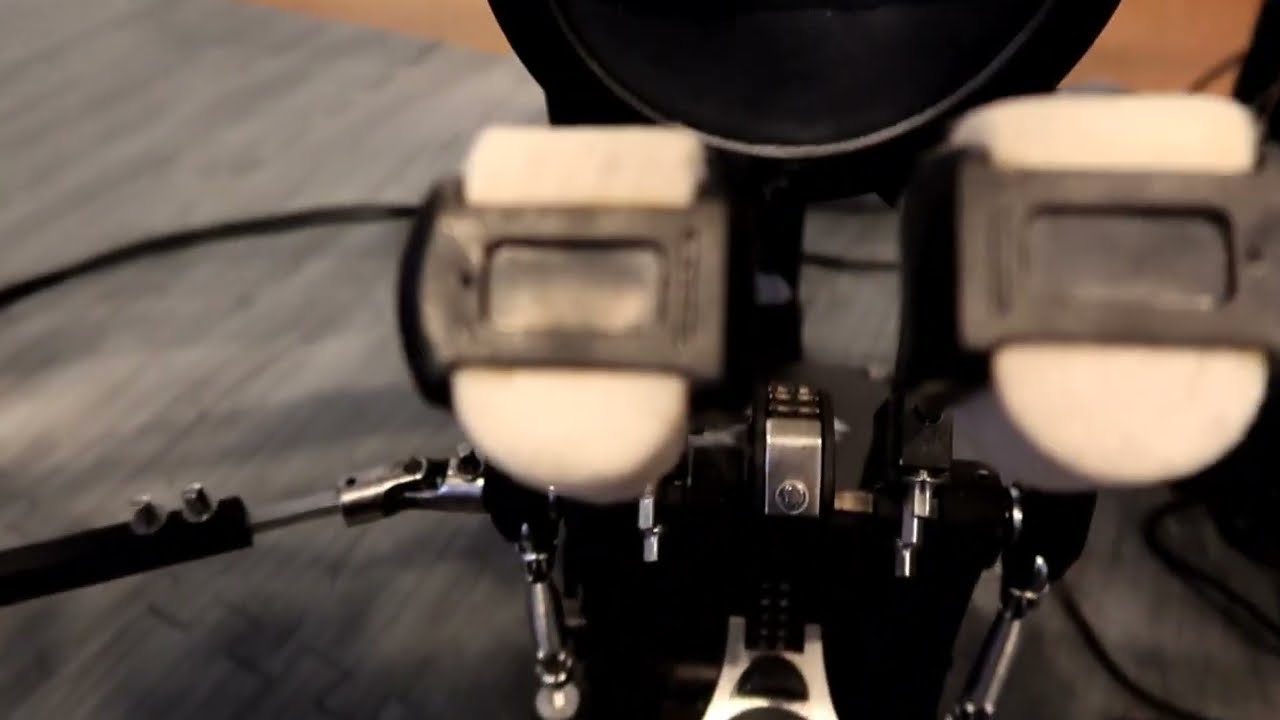 How To Set Up Double Bass Drum Pedal With E-Drum Kick Tower