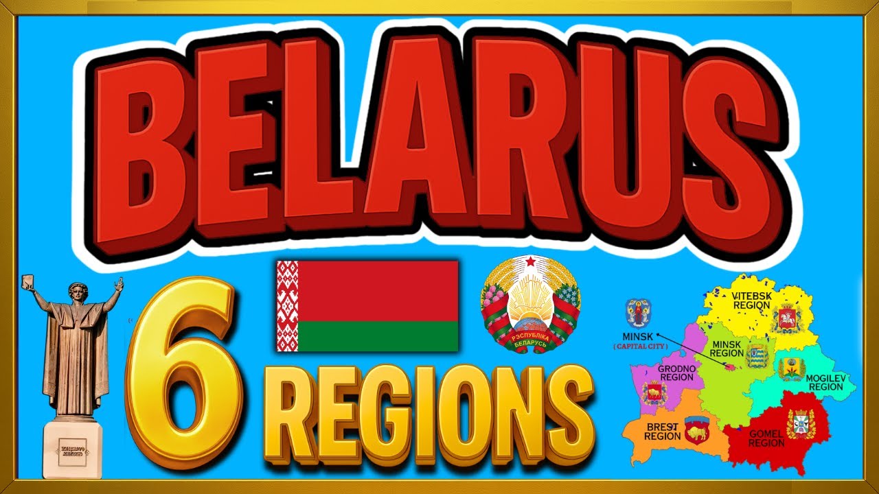 Belarus Map Explained 🇧🇾 | 6 Regions of Belarus