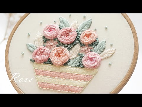 Simple embroidery design/Beginner friendly/PDF pattern – EMDIGITIZING