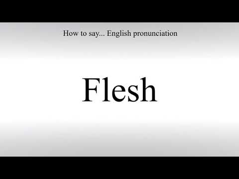 How To Pronounce Flesh - How To Say: American pronunciation