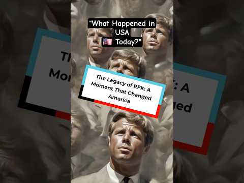 What Happened in the USA Today? 🇺🇸 The Assassination of Robert F. Kennedy – June 5, 1968 #history