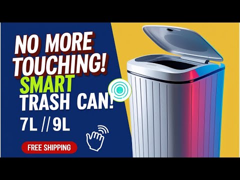 AUTOMATIC SENSOR TRASH CAN 7L/9L – PERFECT FOR ANY ROOM + FREE SHIPPING ON ALIEXPRESS