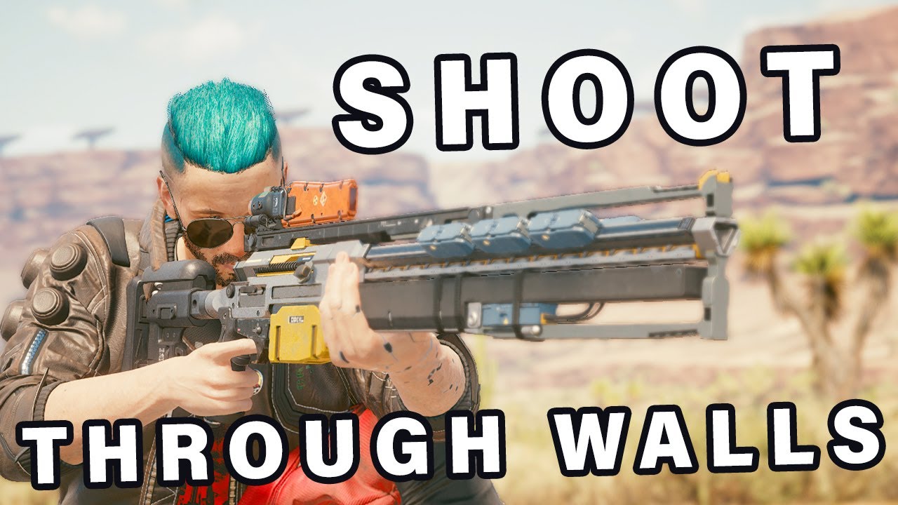 Cyberpunk 2077 ► SHOOT THROUGH WALL SNIPER Rifle Build