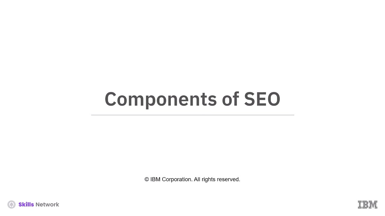 🚀 Master the Components of SEO – Boost Your Rankings Today! 🚀