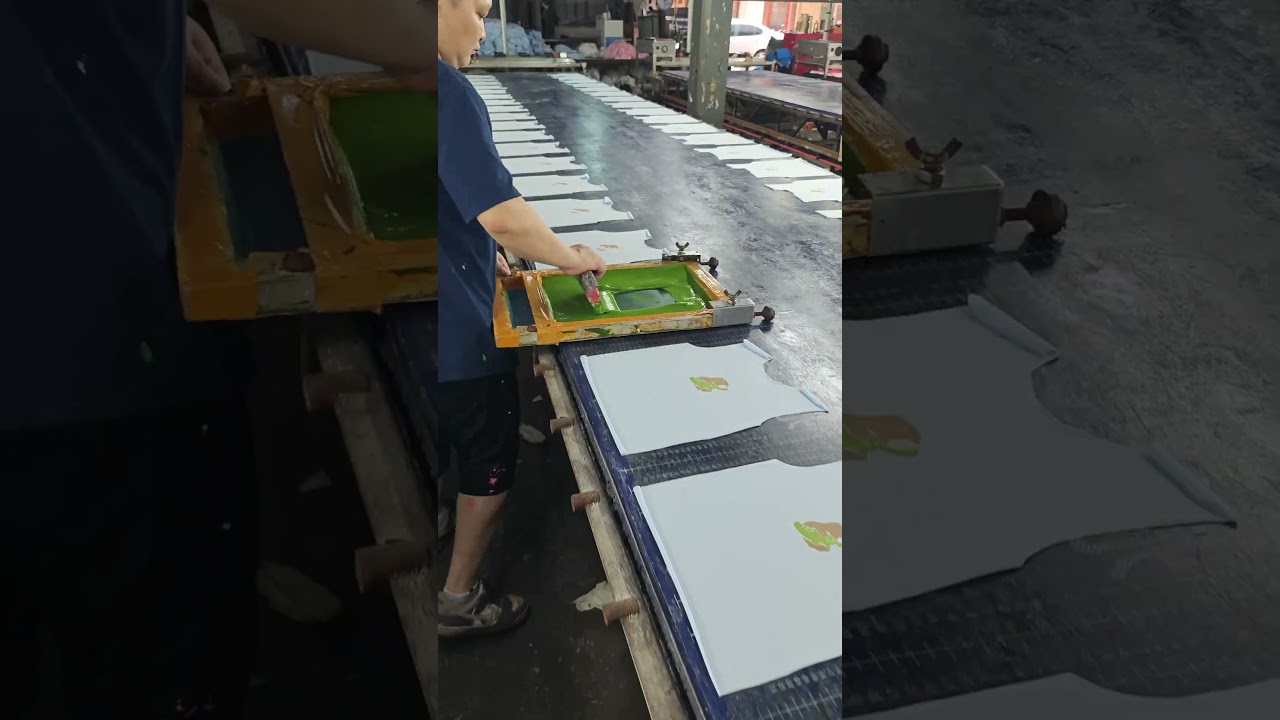 Handmade textile pattern printing technology