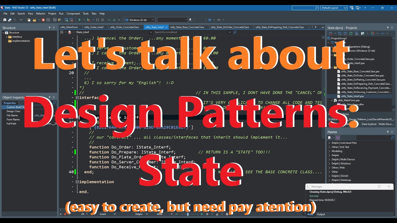 Delphi: Design Patterns: Behaviour: 04 - State
