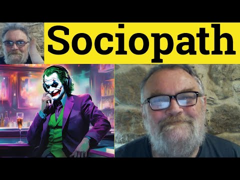 😎 Sociopath Meaning - Sociopathic Defined - Sociopathy Definition - Sociopath Sociopathy Sociopathic