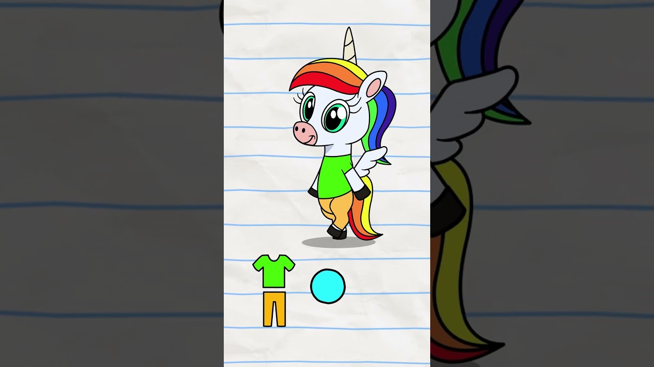 Robot Unicorn Costume PARTY! (Animation Meme) #boyanddragon #shorts #dancechallenge