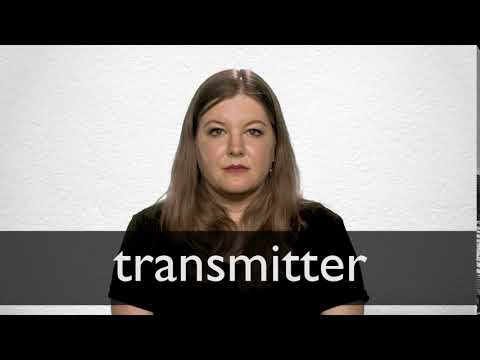 How to pronounce TRANSMITTER in British English