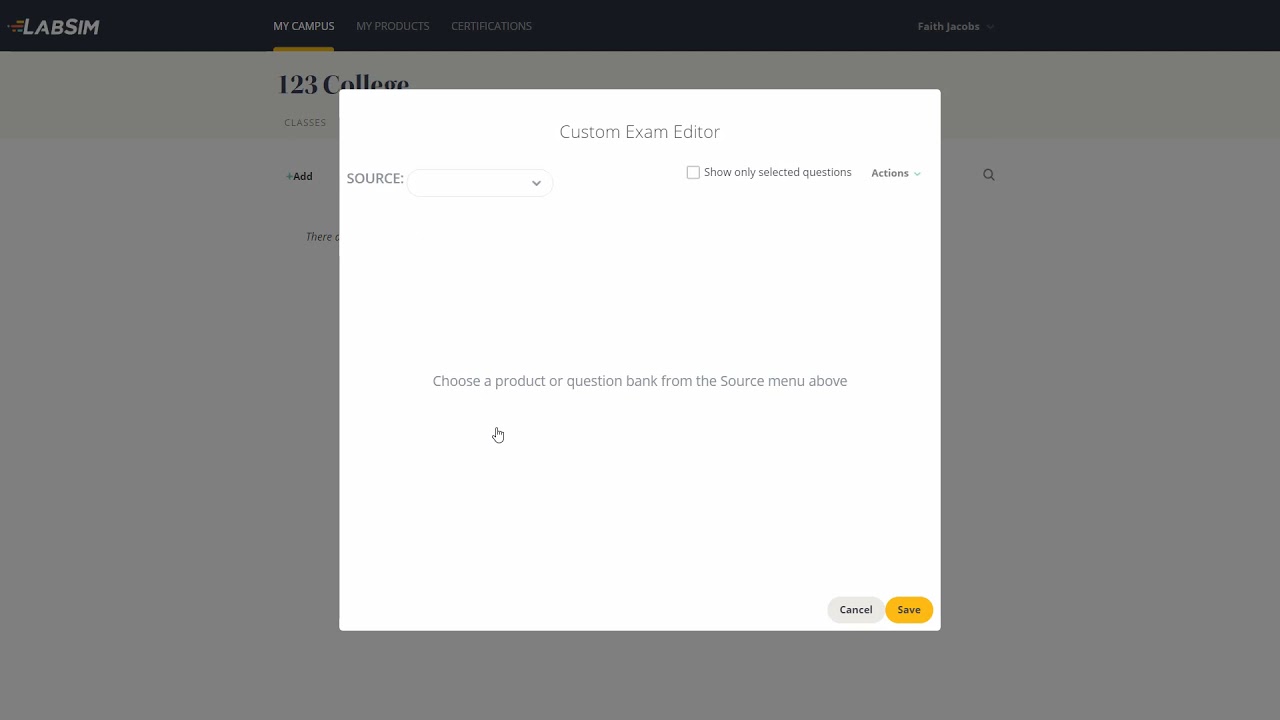 Create a Custom Exam - TestOut LabSim