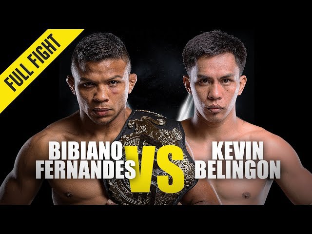 Kevin Belingon: Bibiano Fernandes-Kevin Belingon 5 joins ONE 171: Qatar ...