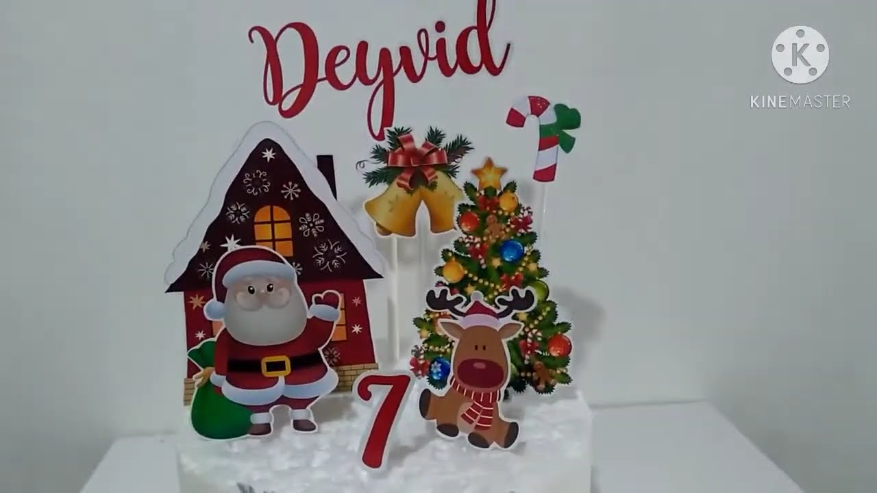 TOPO DE BOLO - NATAL