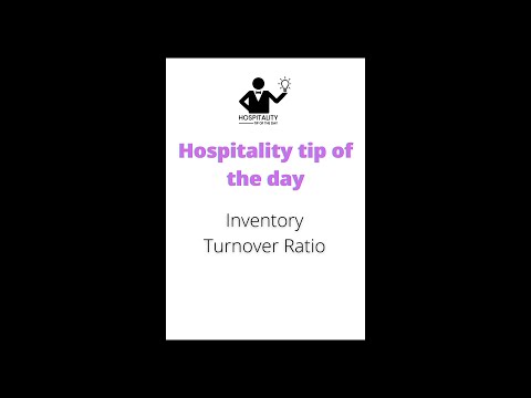 Inventory Turnover Ratio | What is Inventory Turnover Ratio | F&B Management | Trending